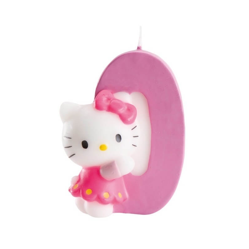 Vela De Bolo Hello Kitty Zero