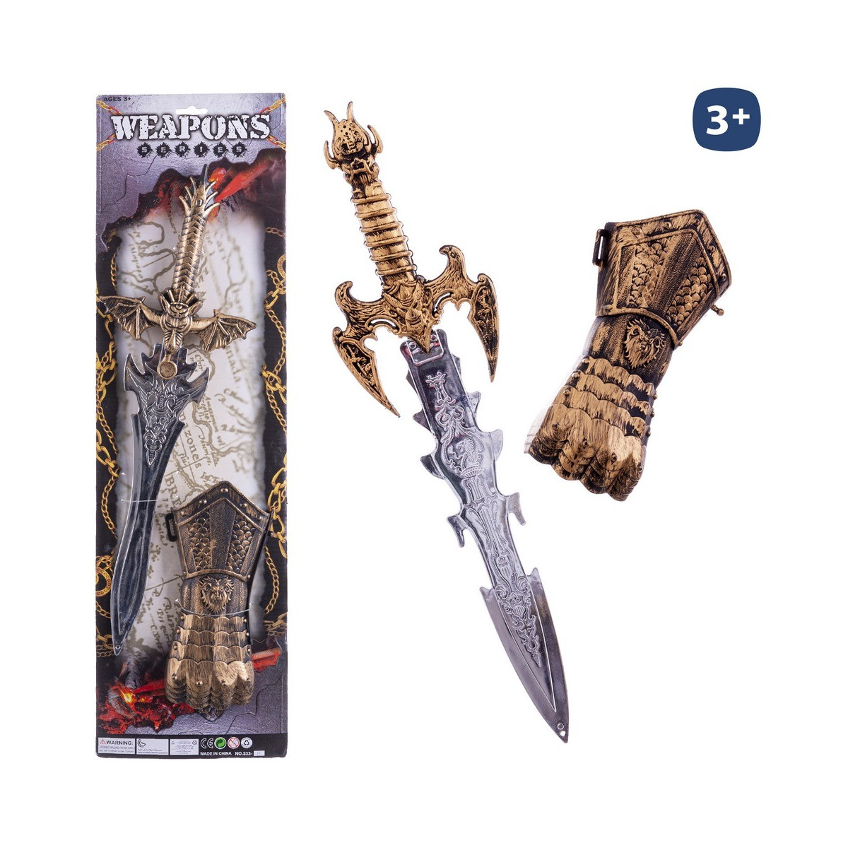 Espada Medieval + Punho 48 Cm