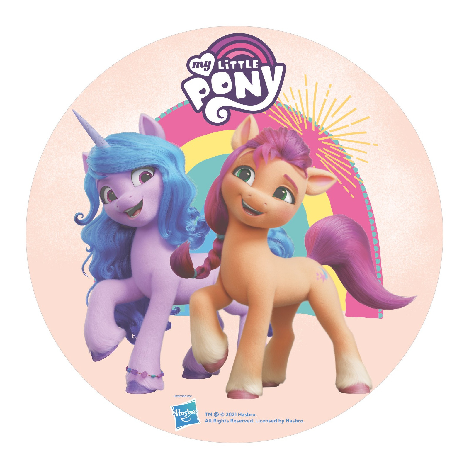 My Little Pony Cake Wafer Disco 20Cm