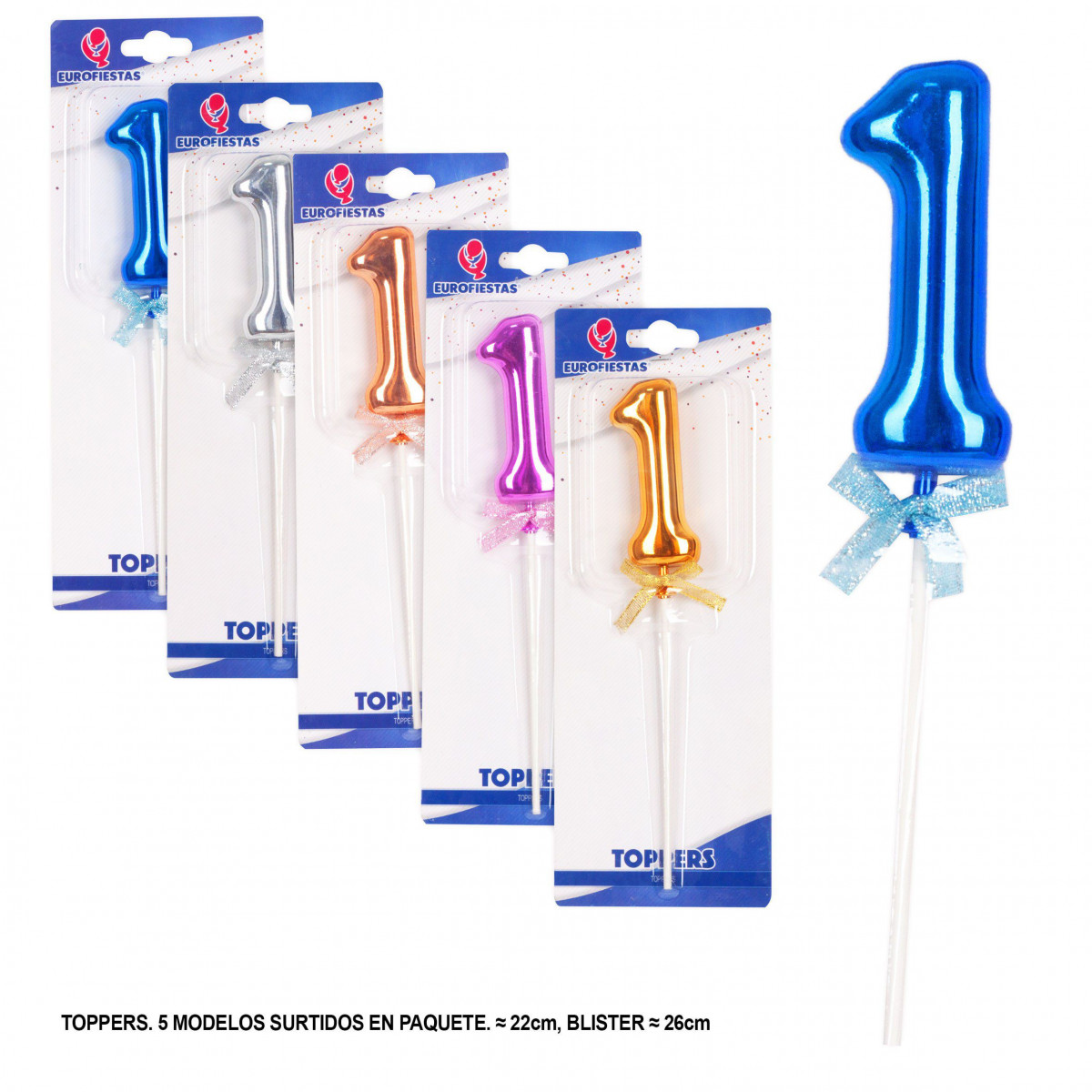 Topper Número 1 5 Mds