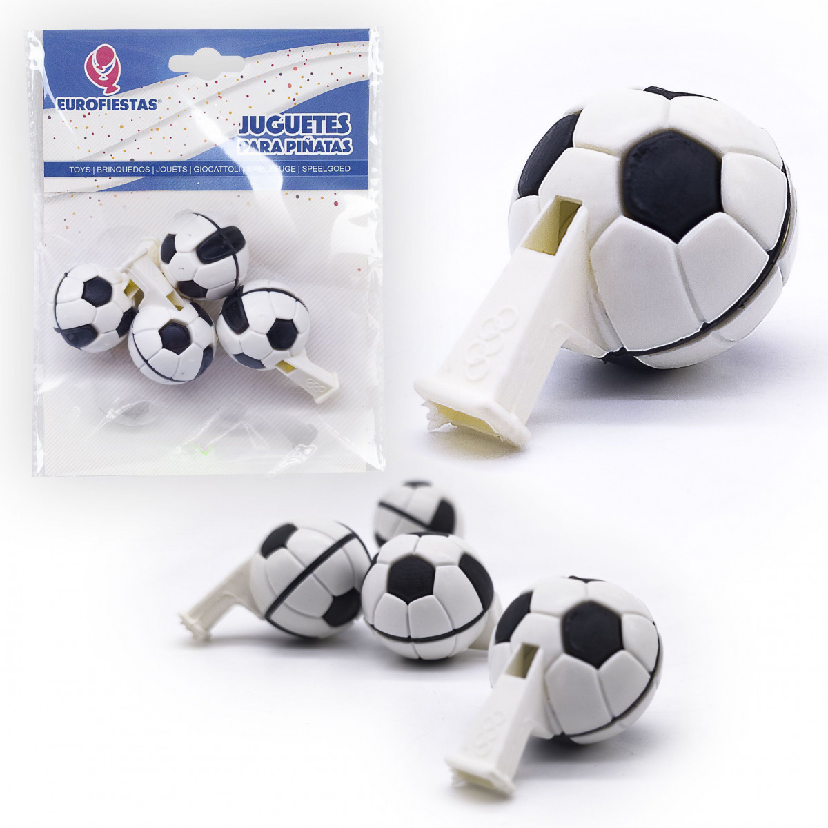 Brinquedos Para Piñata Apitam Bola De Futebol Preta E Branca