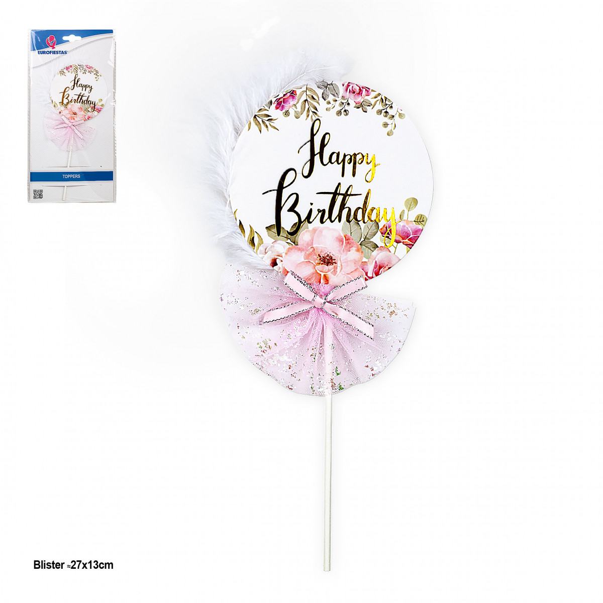 Topper De Flores Para Aniversário